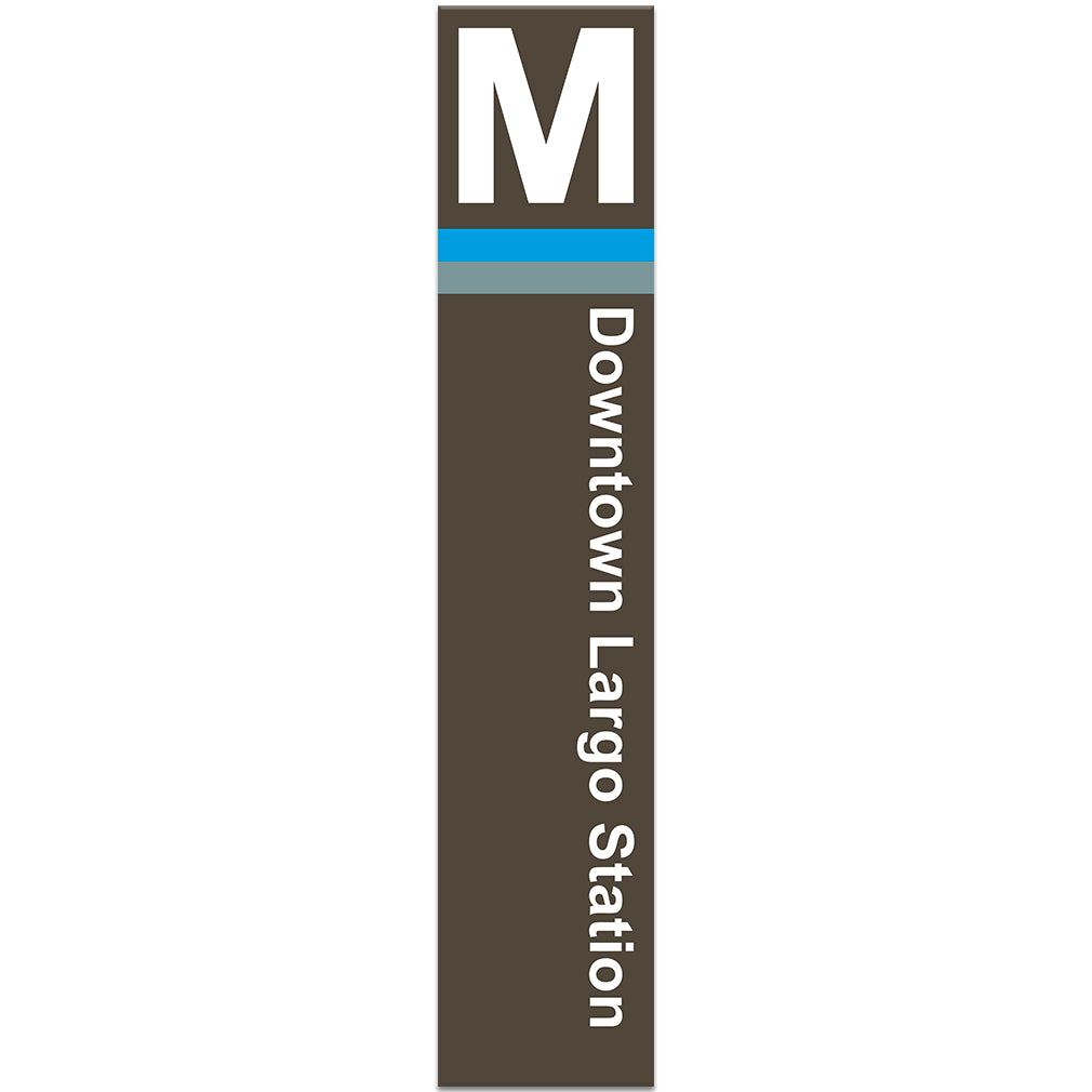 Washington Metro Downtown Largo Mini Pylon Sign – DCMetroStore