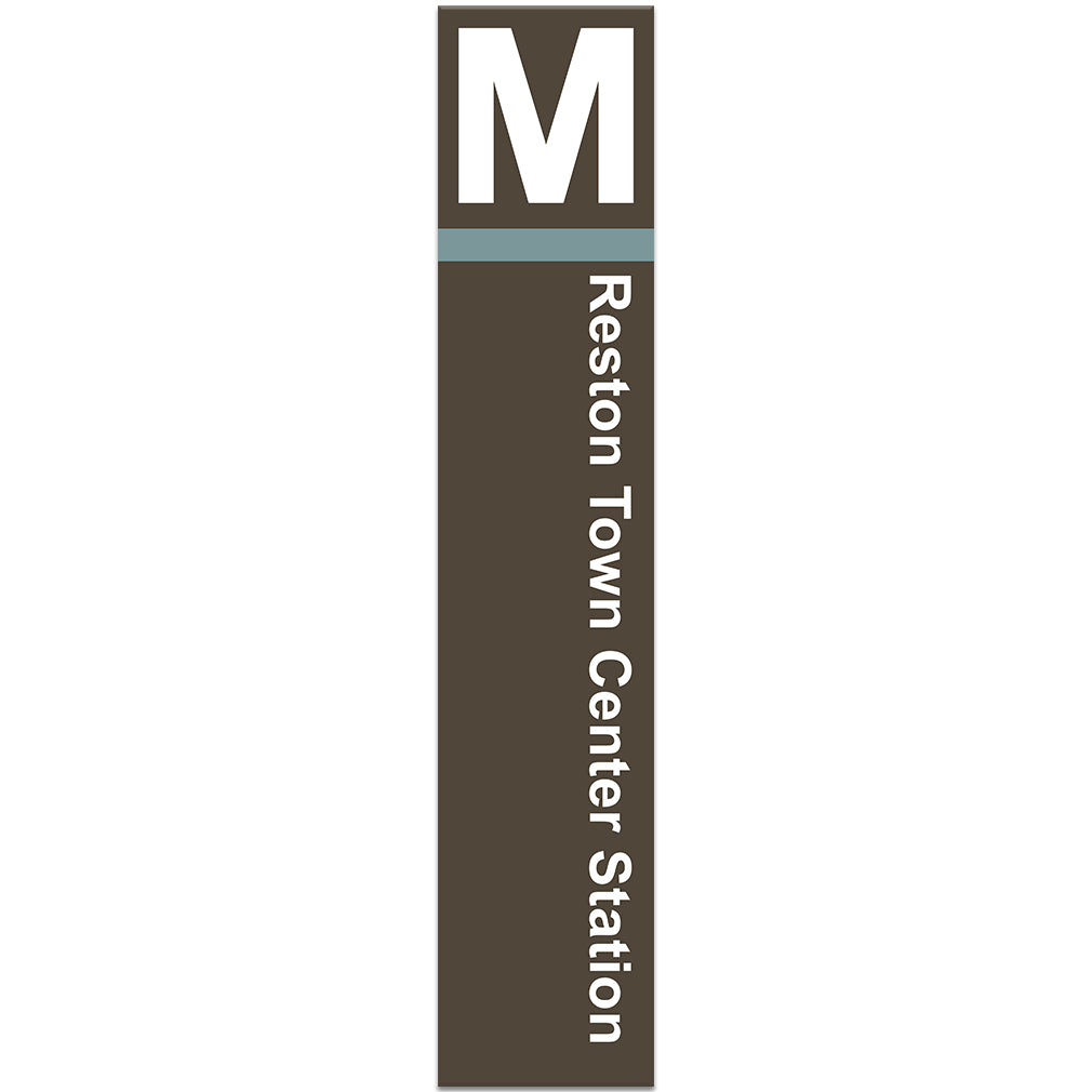 Washington Metro Reston Town Center Mini Pylon Sign – DCMetroStore