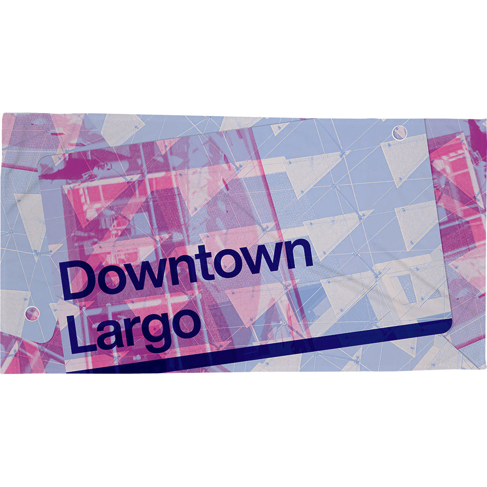 Downtown Largo - Metro Rewind Towel – DCMetroStore