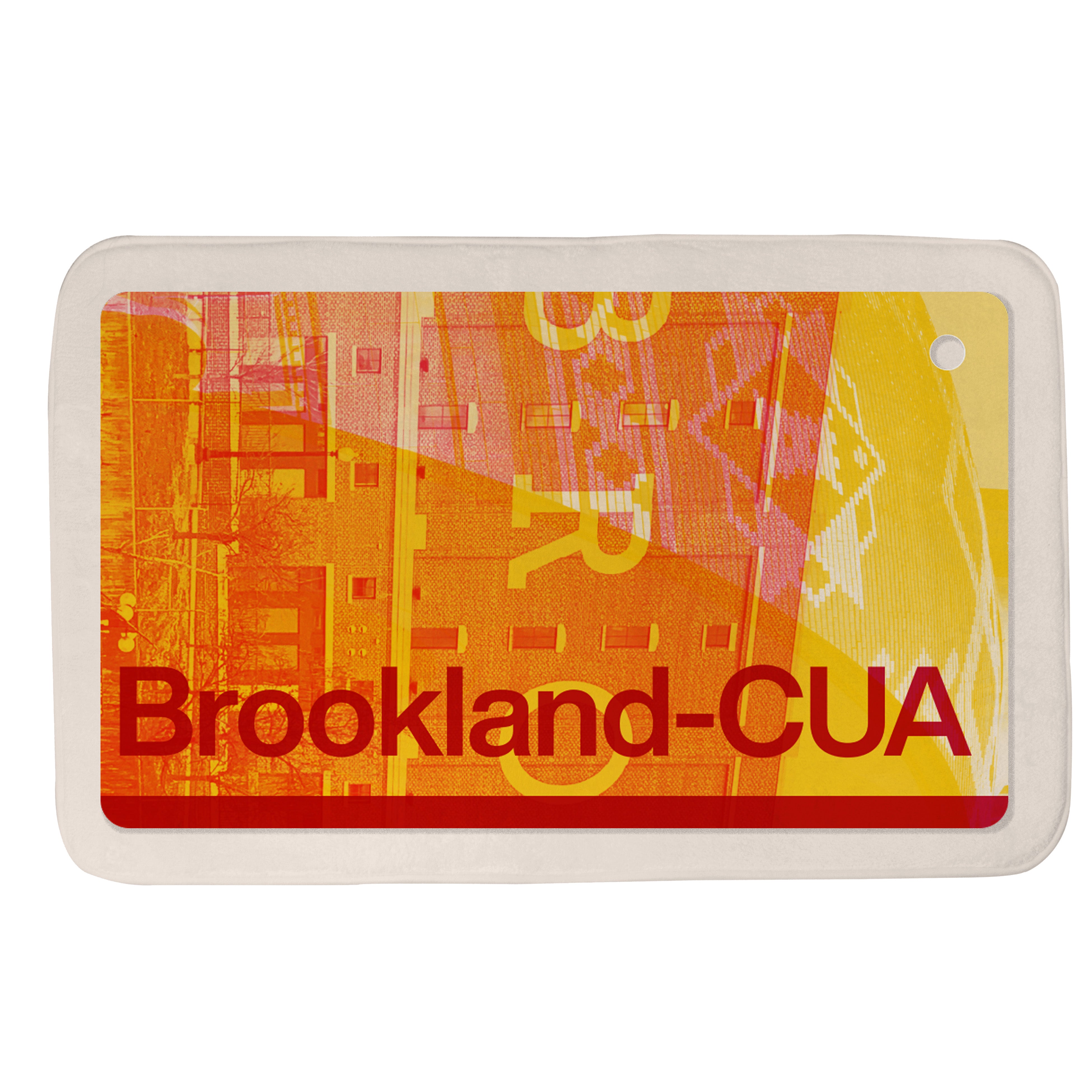 Brookland-CUA / Metro Rewind Bath Mat – DCMetroStore