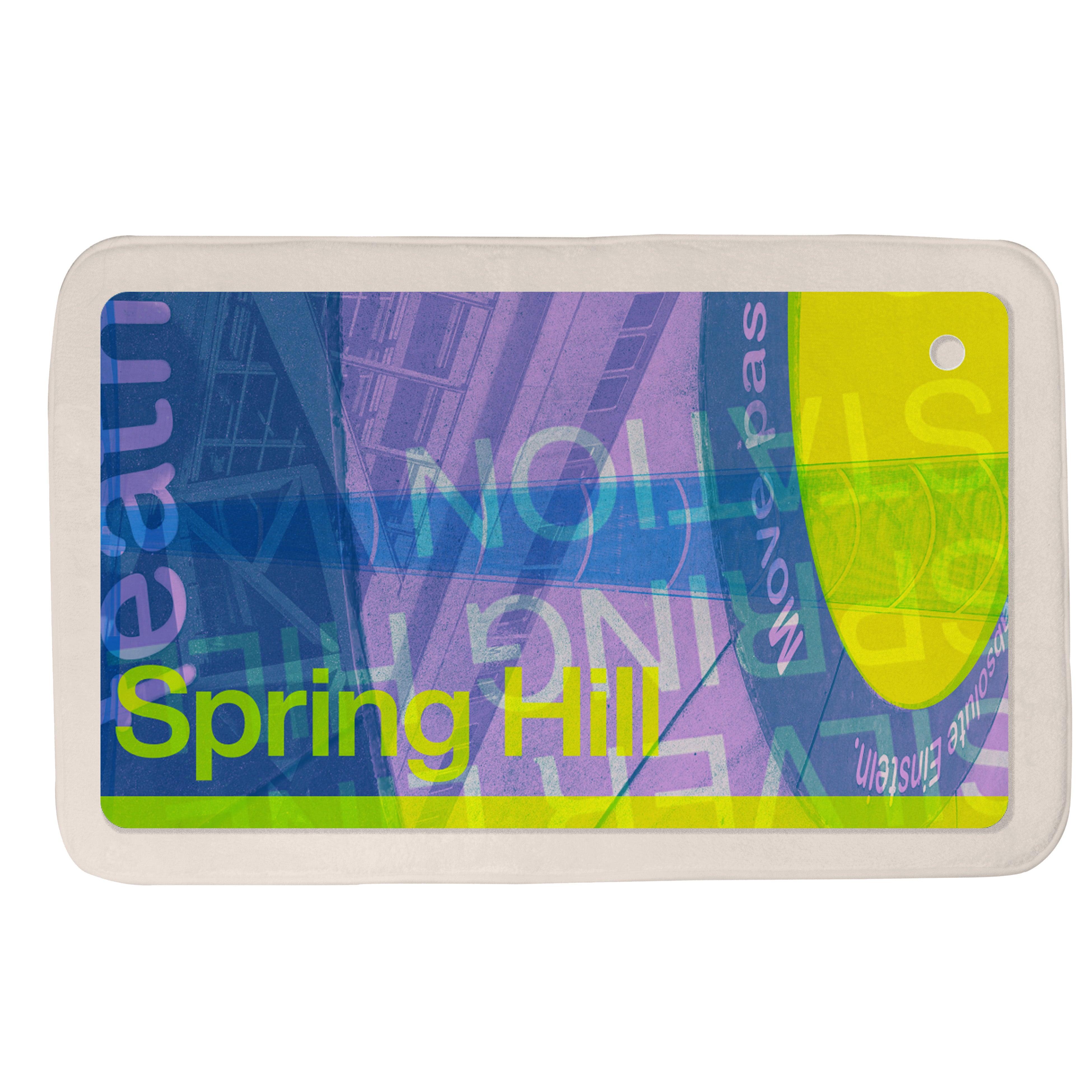 Spring Hill / Metro Rewind Bath Mat – DCMetroStore