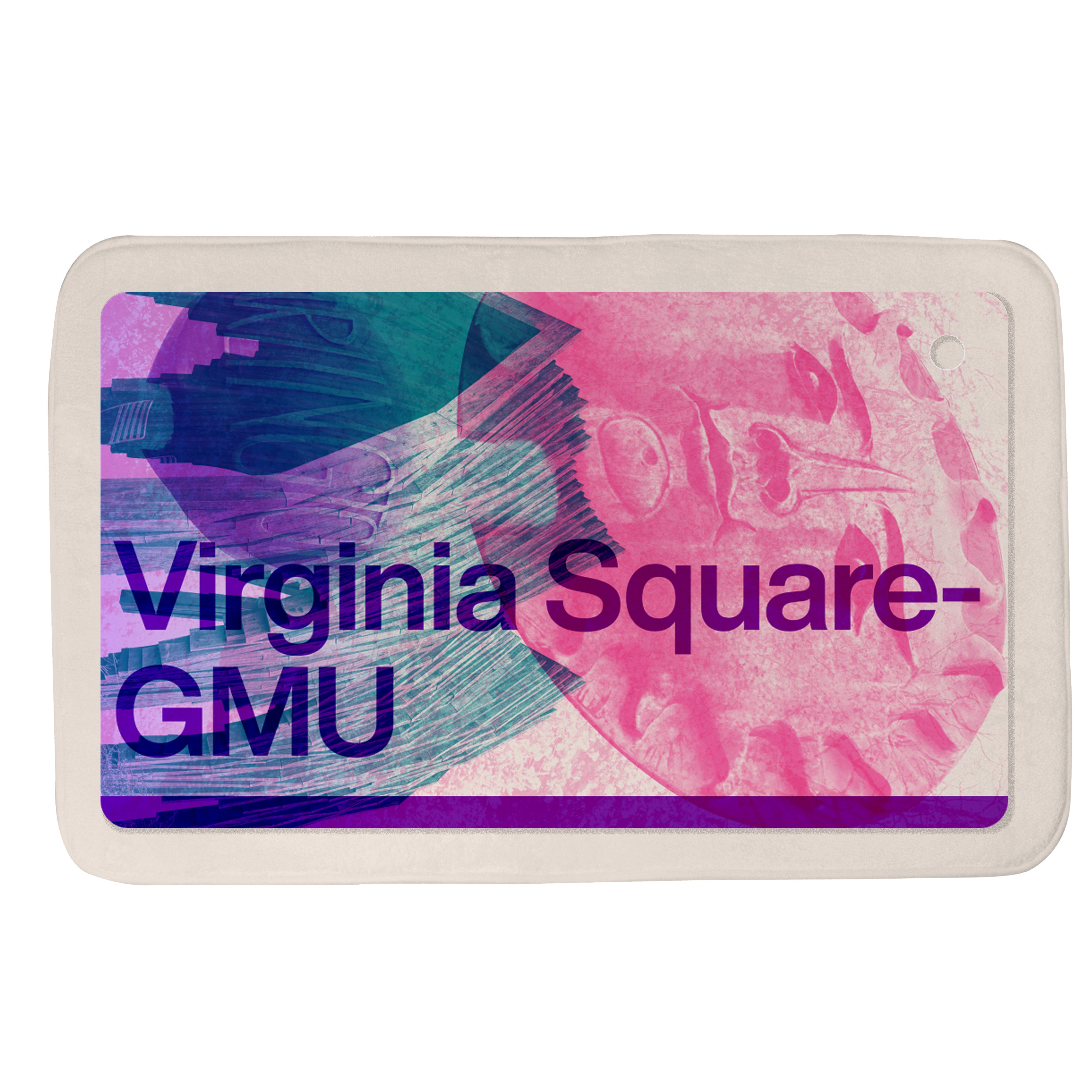 Virginia Square-GMU / Metro Rewind Bath Mat – DCMetroStore