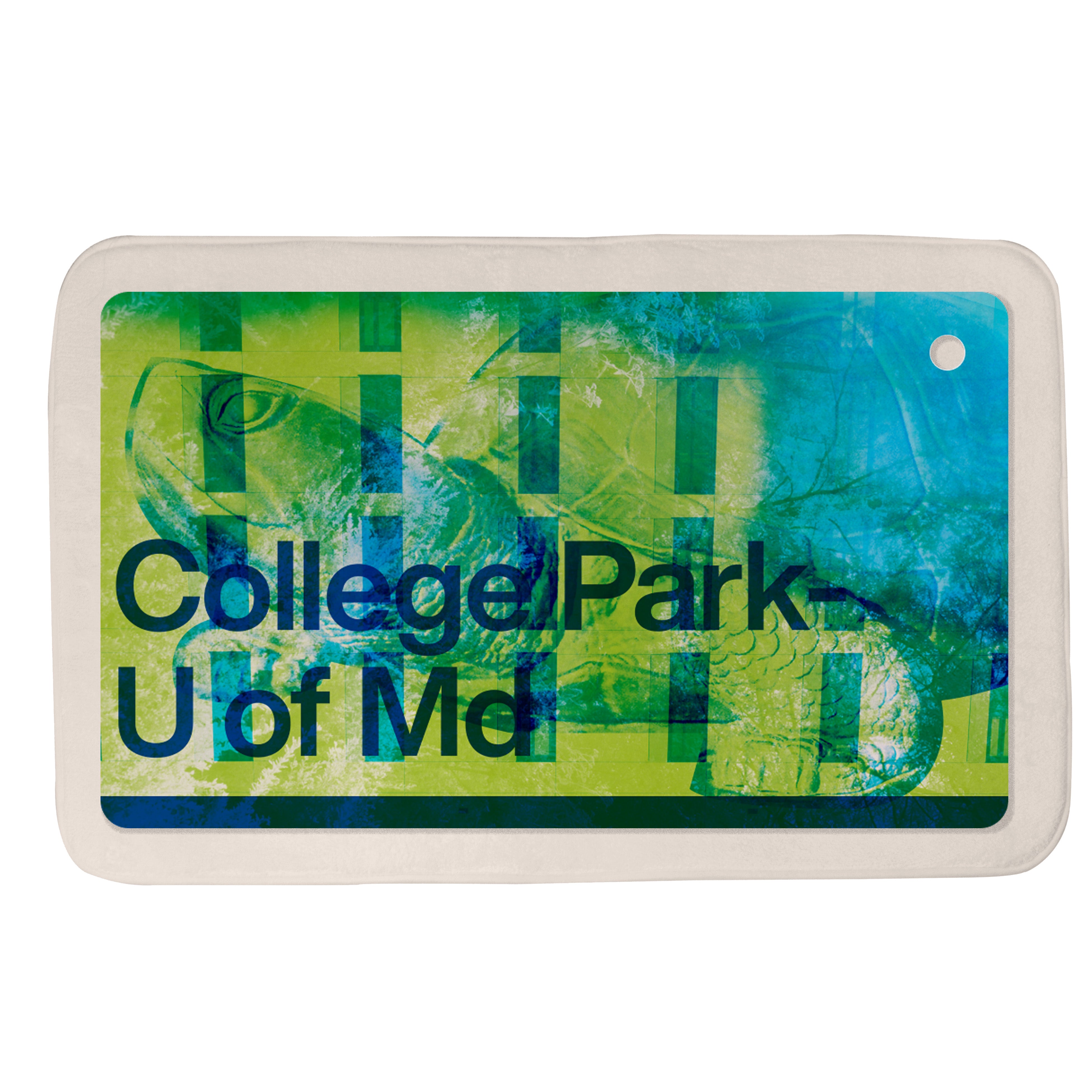 College Park – U of MD / Metro Rewind Bath Mat – DCMetroStore