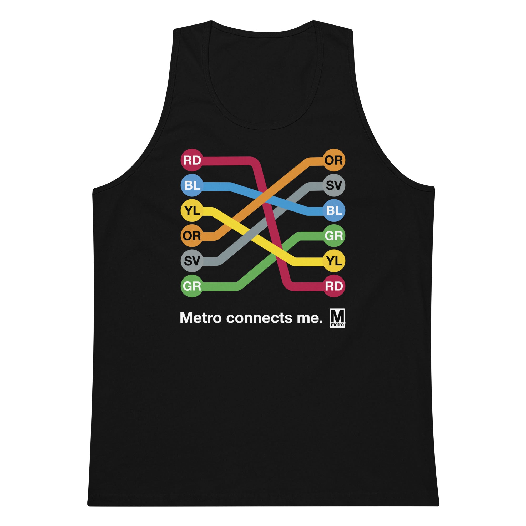 Metro Connects Me Tank Top – DCMetroStore