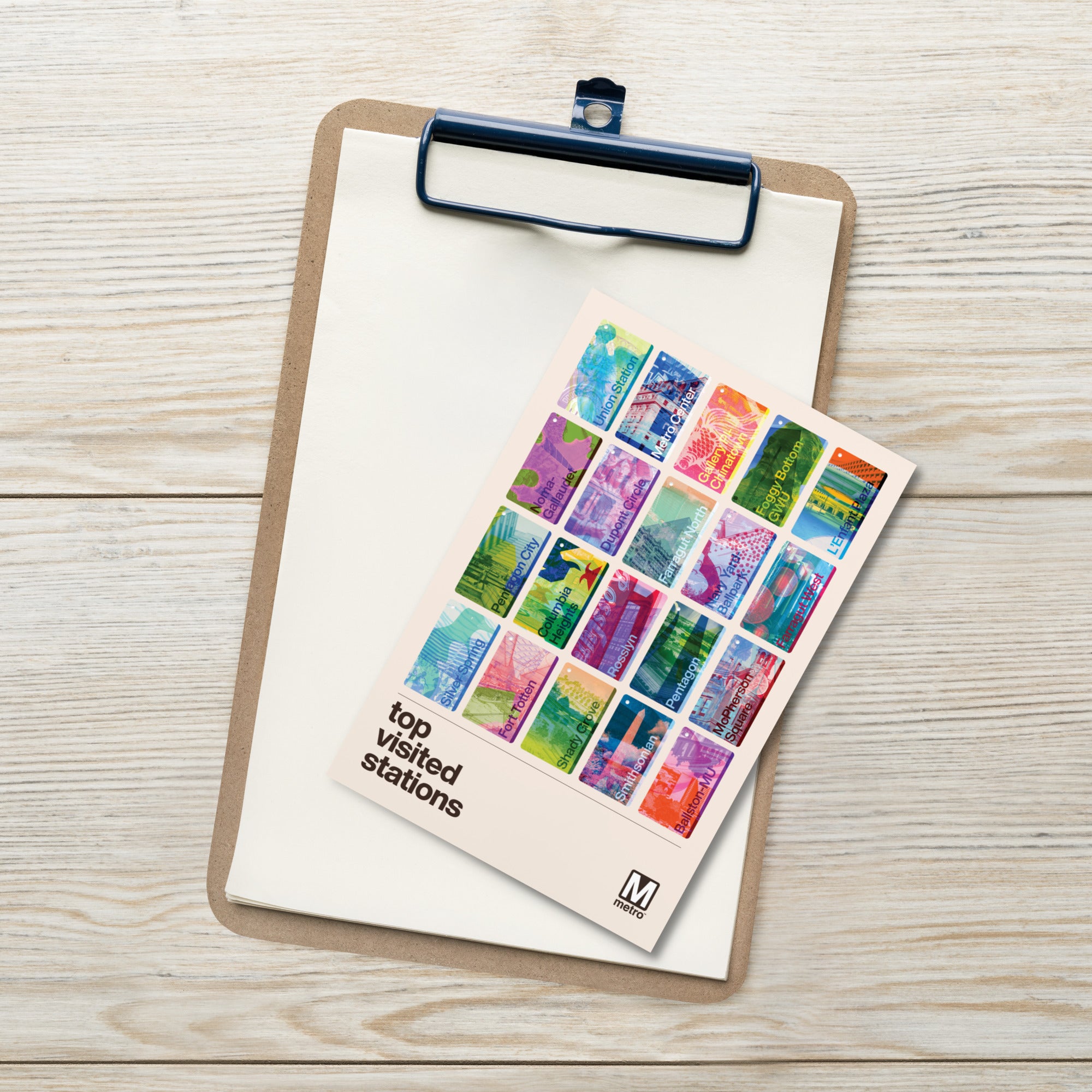 Metro Rewind Stations Postcard – DCMetroStore