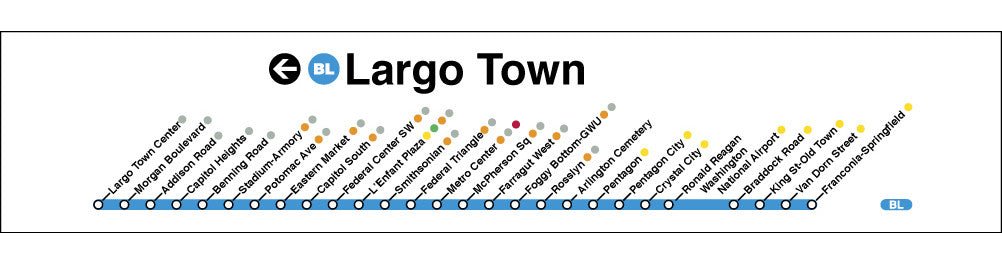 Blue (Largo Town) Poster – DCMetroStore