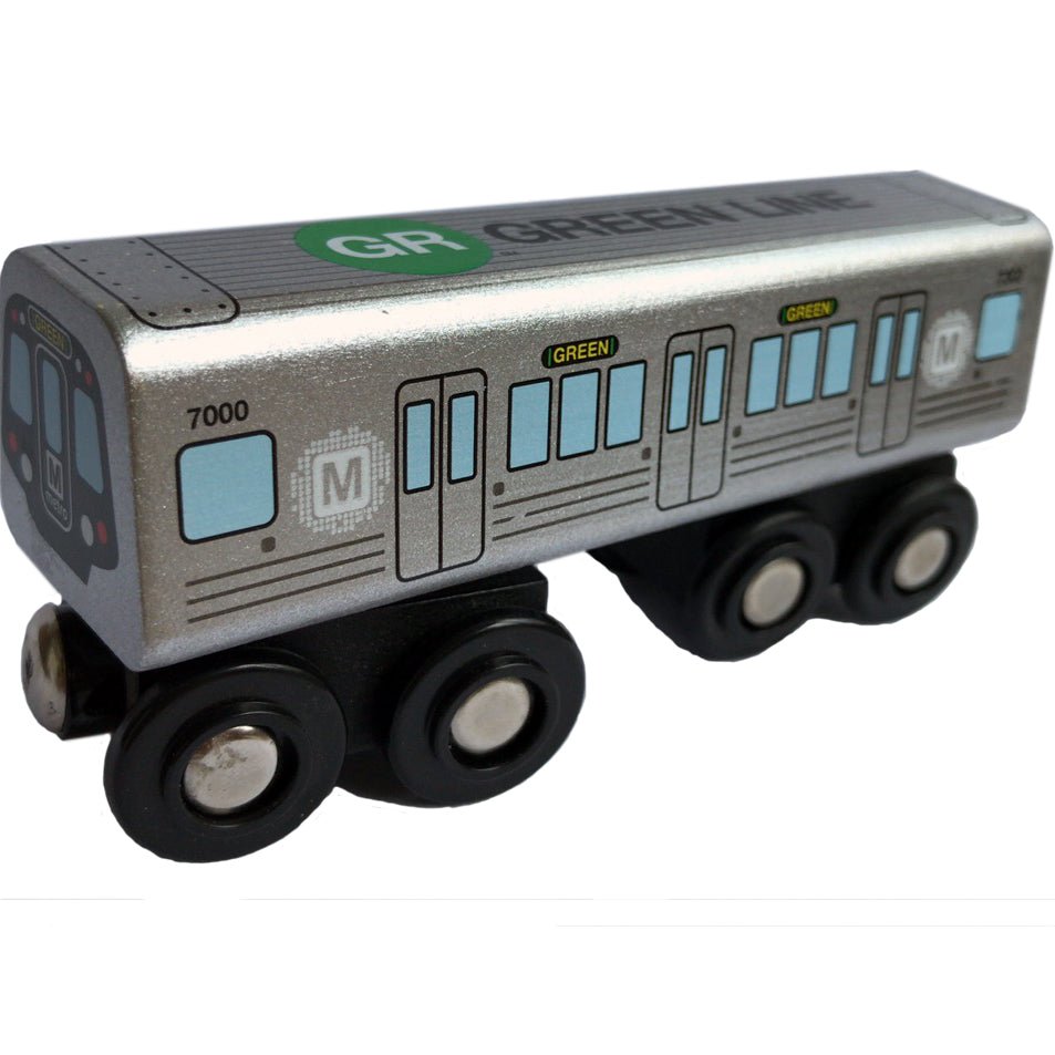 DC Metro Green Line Wooden Train – DCMetroStore