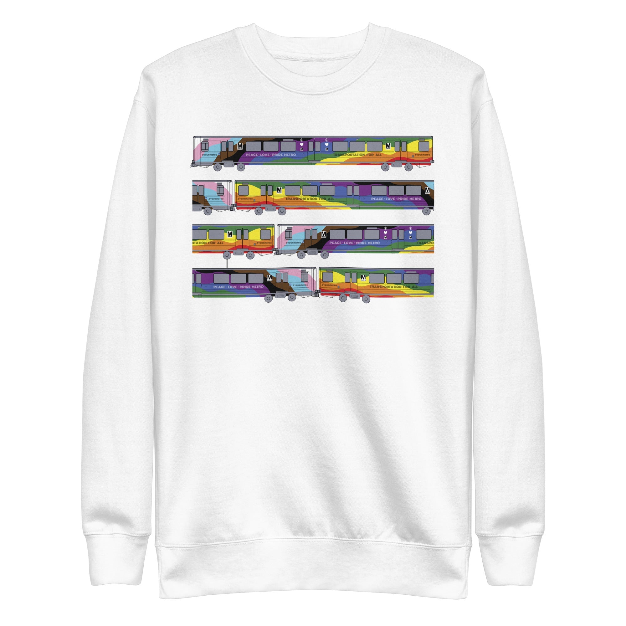 Metro Pride Train 2023 Premium Sweatshirt – DCMetroStore