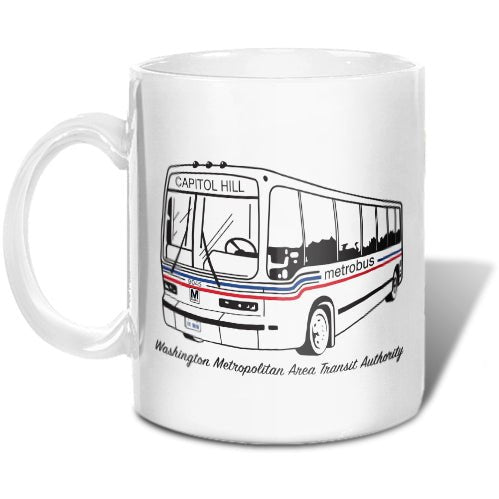 DC Metro Metrobus Mug – DCMetroStore