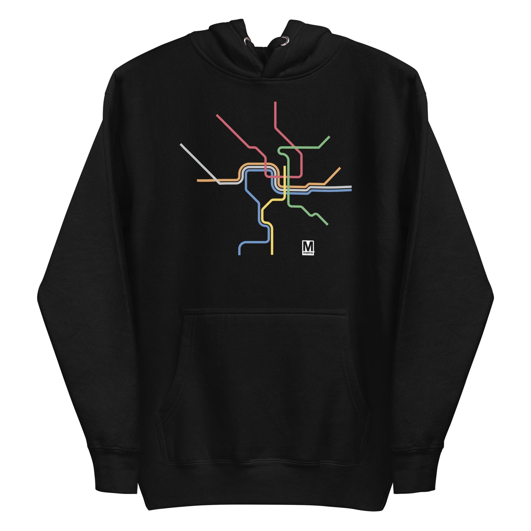 Modern Metro Map Hoodie – DCMetroStore